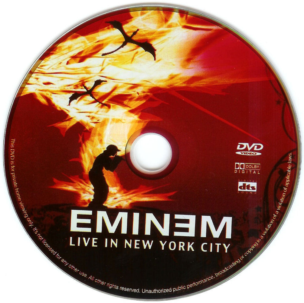 Eminem Live In New York City : DVD | DVD Covers | Cover Century | Over ...